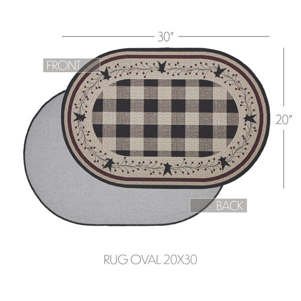 Pip Vinestar Small Oval Rug | New England Style Rugs Quilts & Gifts UK ...