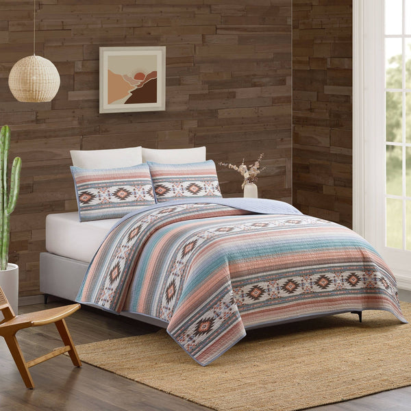 Sunset Canyon Quilt Set | American Southwestern Style Decor in the UK ...