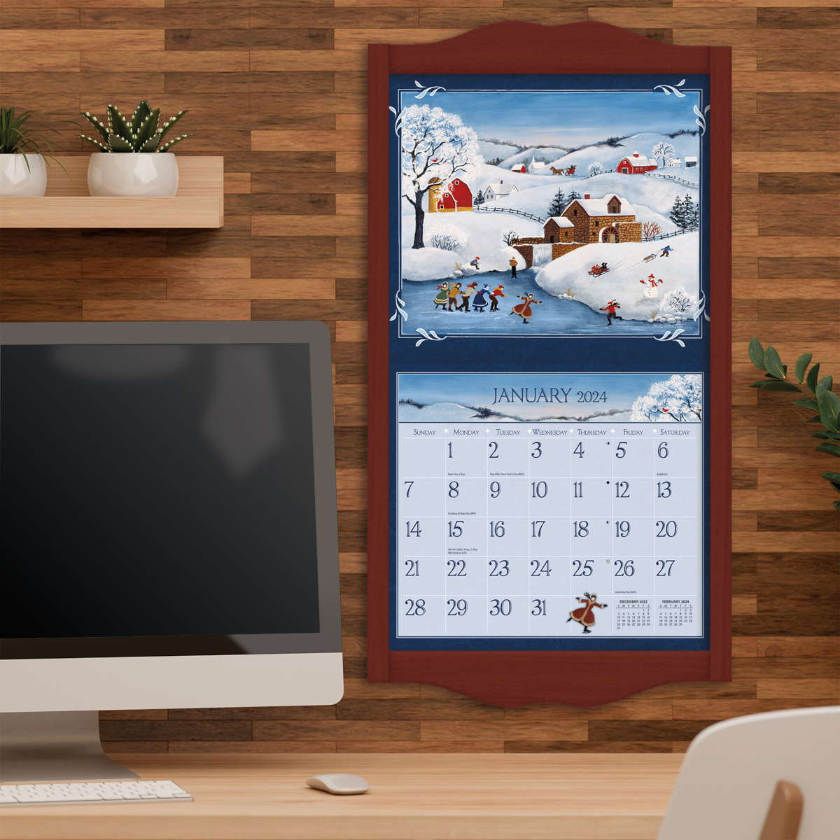 2026 Calendar Lang Folk Art 2026 Wall Calendar By Mary Singleton - 13 ...