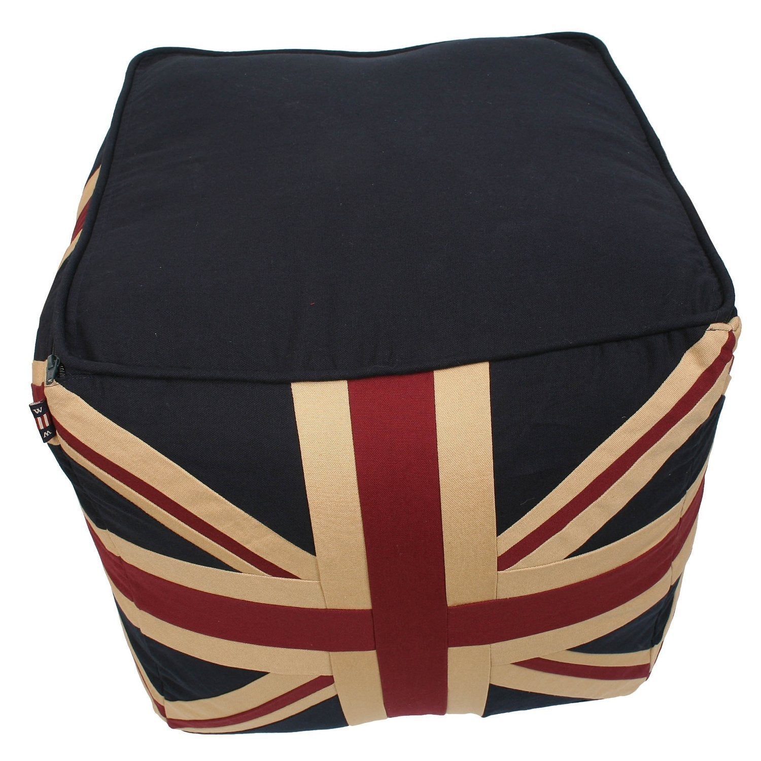 Vintage Style Union Jack Pouffe - Olde Glory