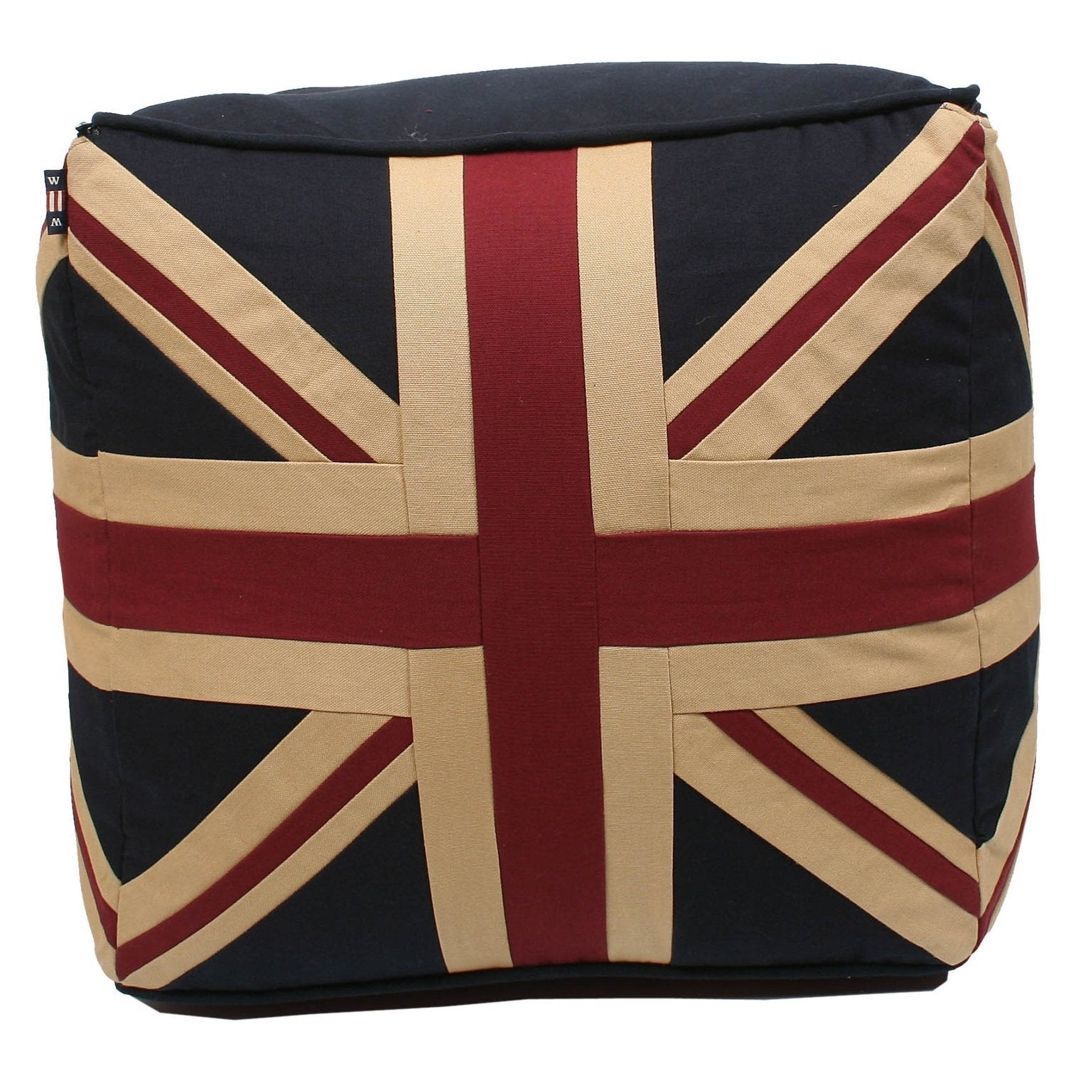 Vintage Style Union Jack Pouffe - Olde Glory