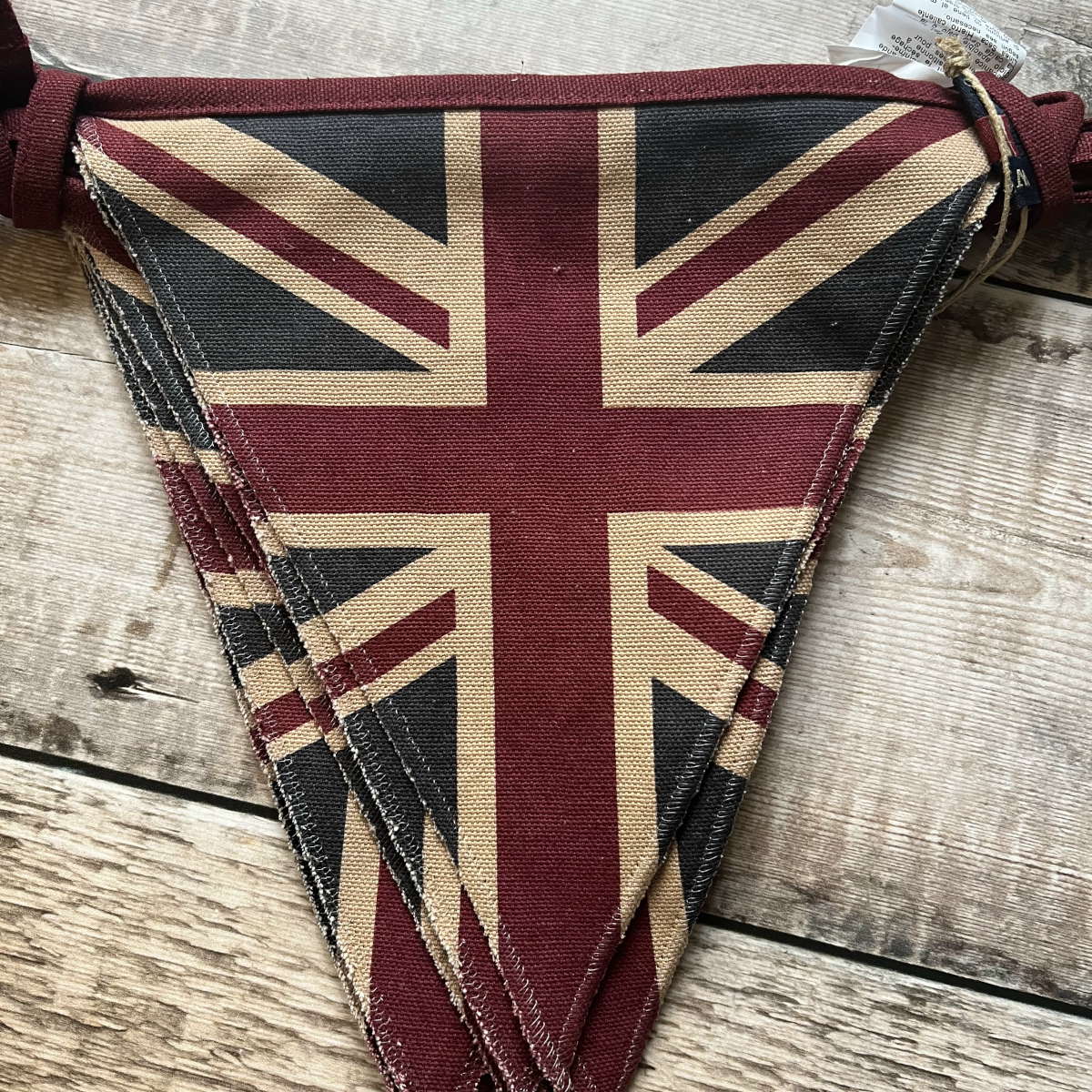 Vintage Style Union Jack Printed Bunting | Cotton Union Jack Bunting ...